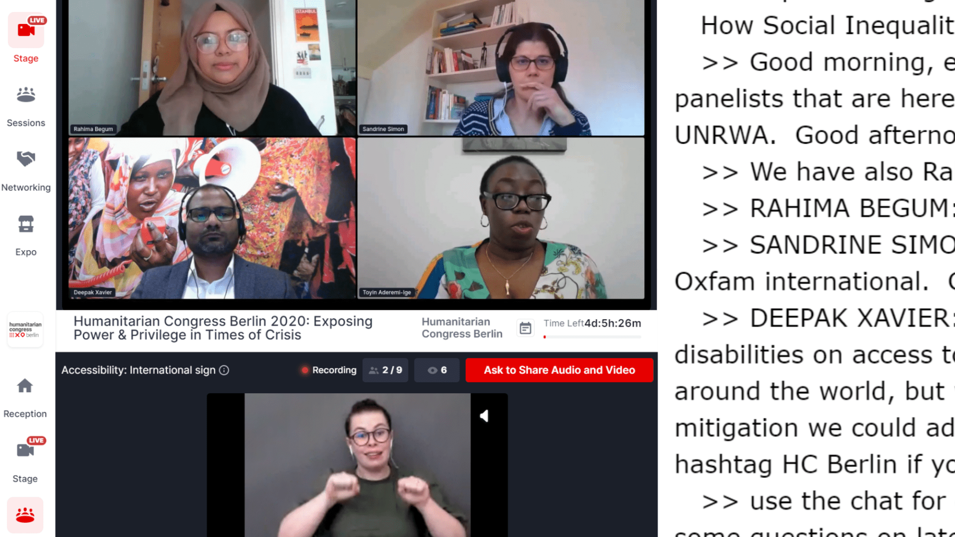 The Humanitarian Congress Berlin - "Exposing Power & Privilege in Times ...